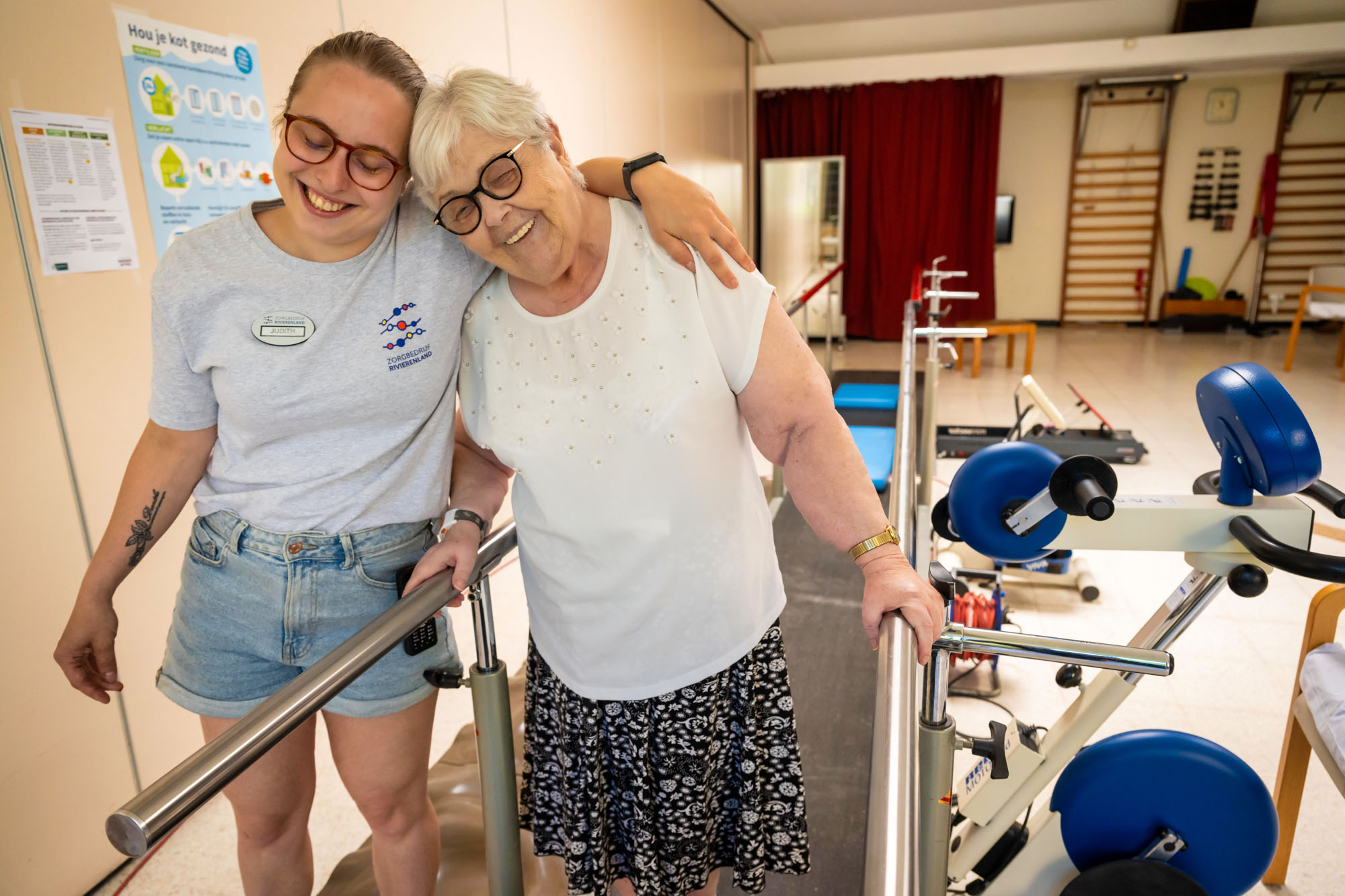 Kinesitherapeut Judith: "De liefde die je geeft, krijg je dubbel en dik ...